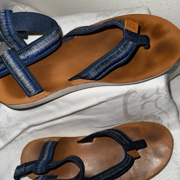 Teva | Shoes | Teva Blue Sandals | Poshmark
